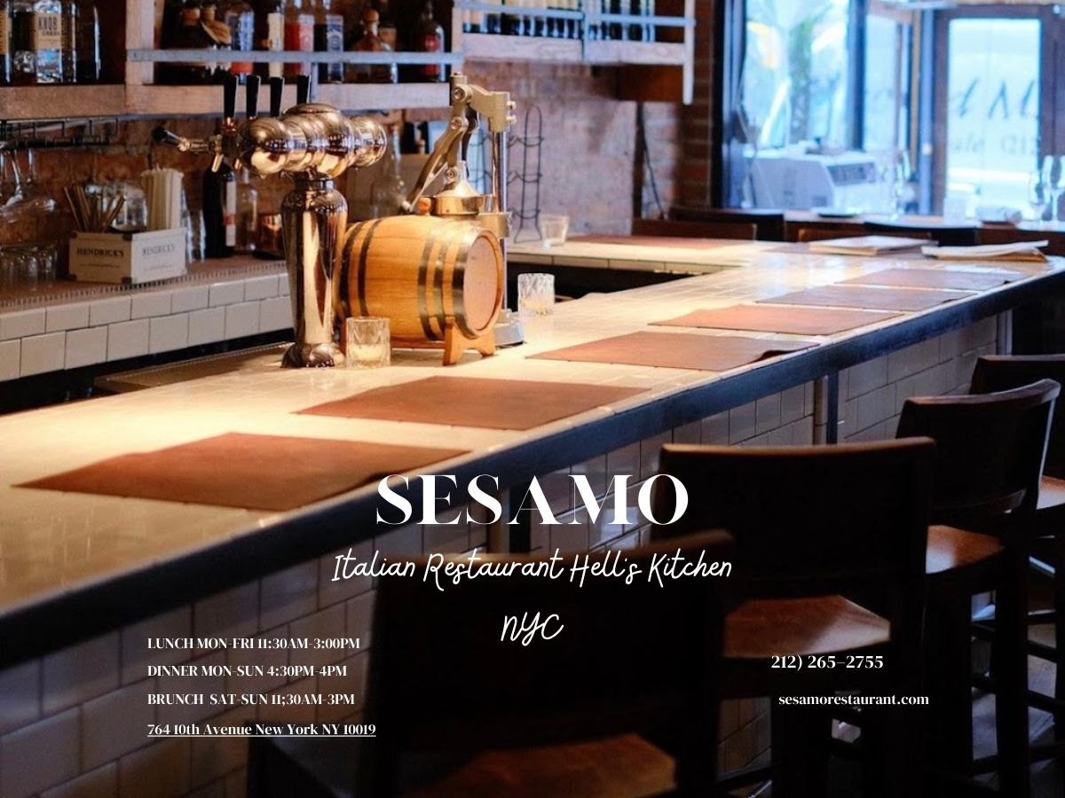 Hell's Kitchen - Sesamo Restaurant - Italian Restaurant Hell's Kitchen NYC